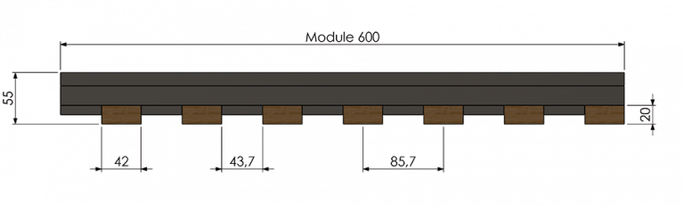 Laudescher LINEA 4.2.4 – Wall Cladding | Acoustic Products