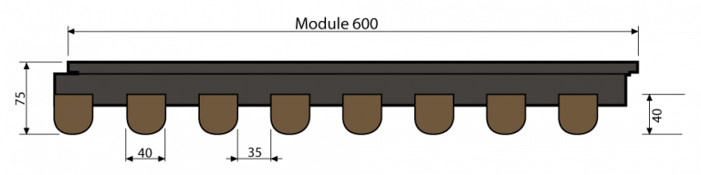 Laudescher LINEA 3D Edge – Bamboo Ceiling | Acoustic Products